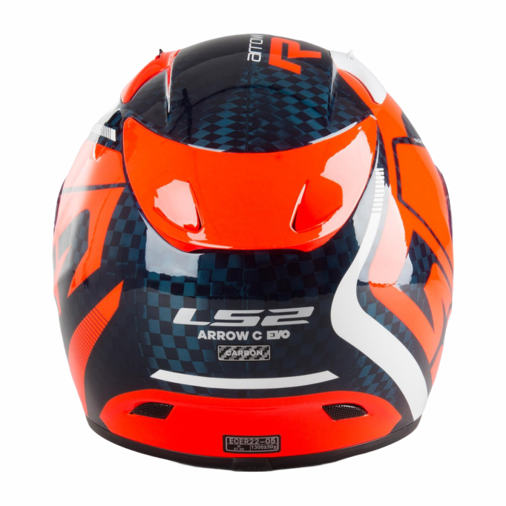 CAPACETE LS2 FF323 ARROW C EVO STING Laranja e Azul (casco fibra de ...