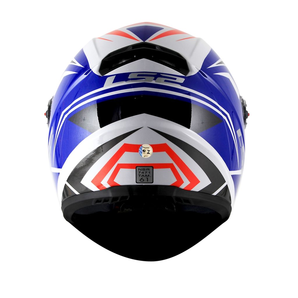 CAPACETE LS2 FF358 CLASSIC BLADE – Branco Vermelho e Azul – JR Speed Racing