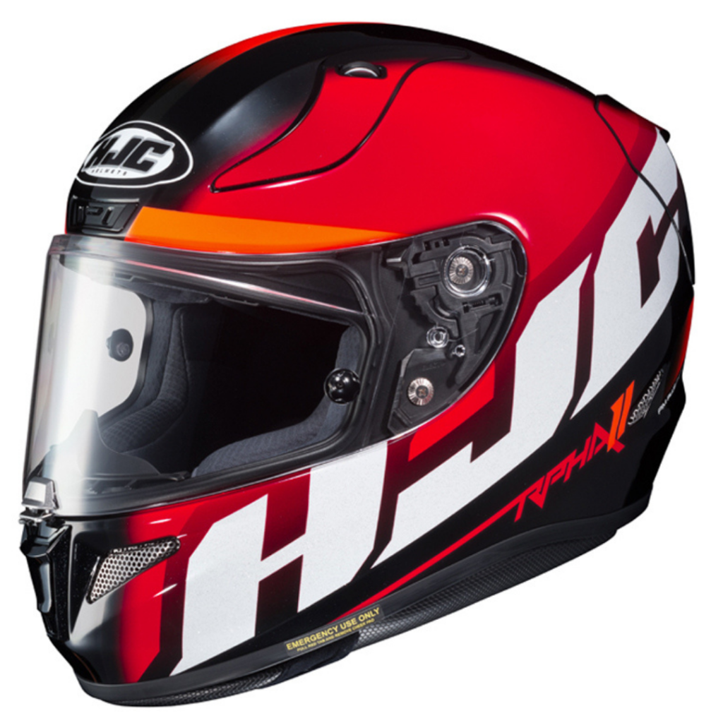 CAPACETE HJC R-PHA 11 SPICHO – Vermelho Preto e Laranja – JR Speed Racing