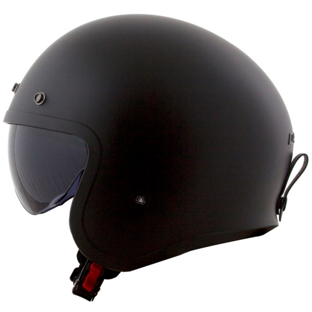 CAPACETE LS2 SPITFIRE OF599 MONOCOLOR – Preto Fosco – JR Speed Racing