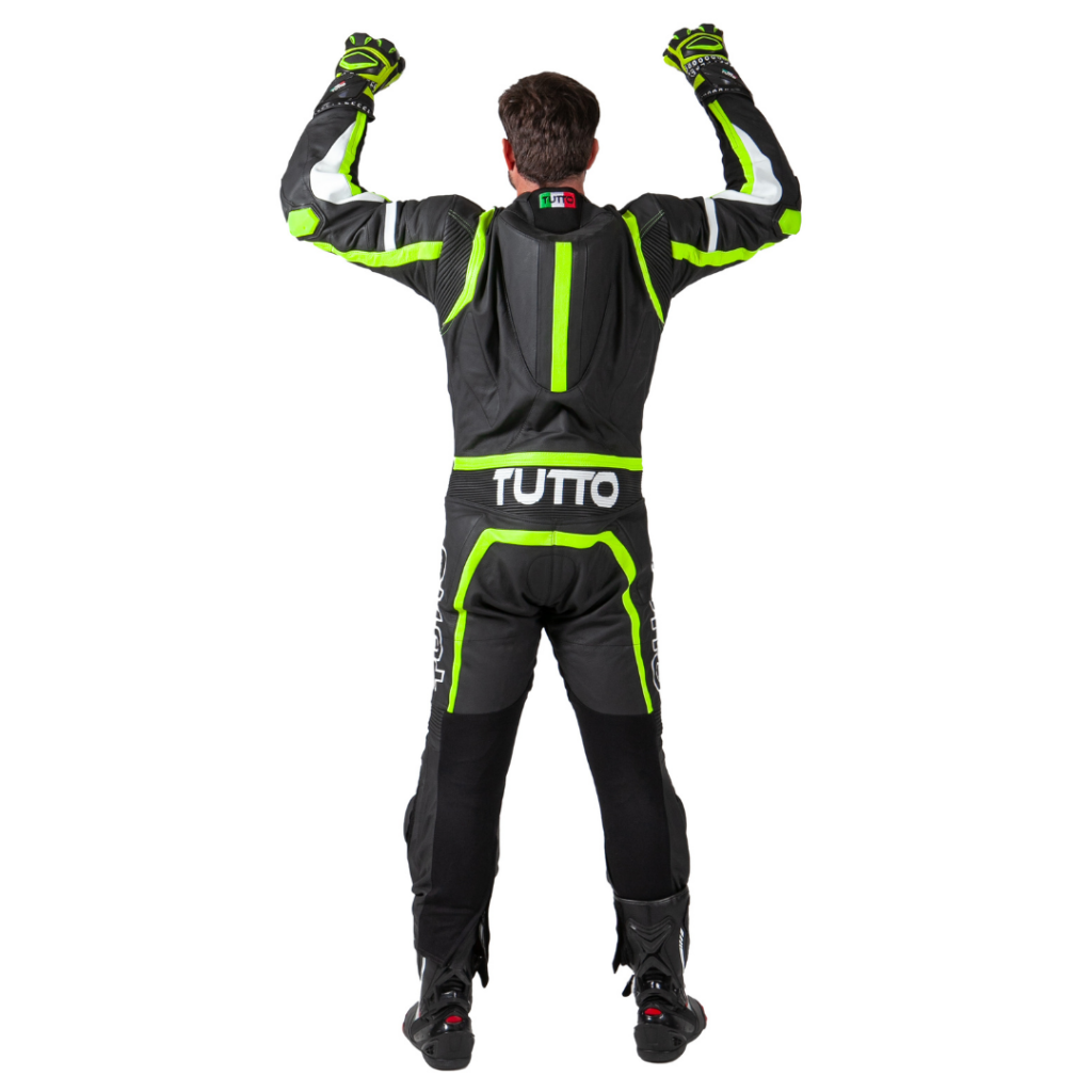 MACACÃO TUTTO RACING V2 PEÇA ÚNICA – Preto e Amarelo Flúor – JR Speed ...
