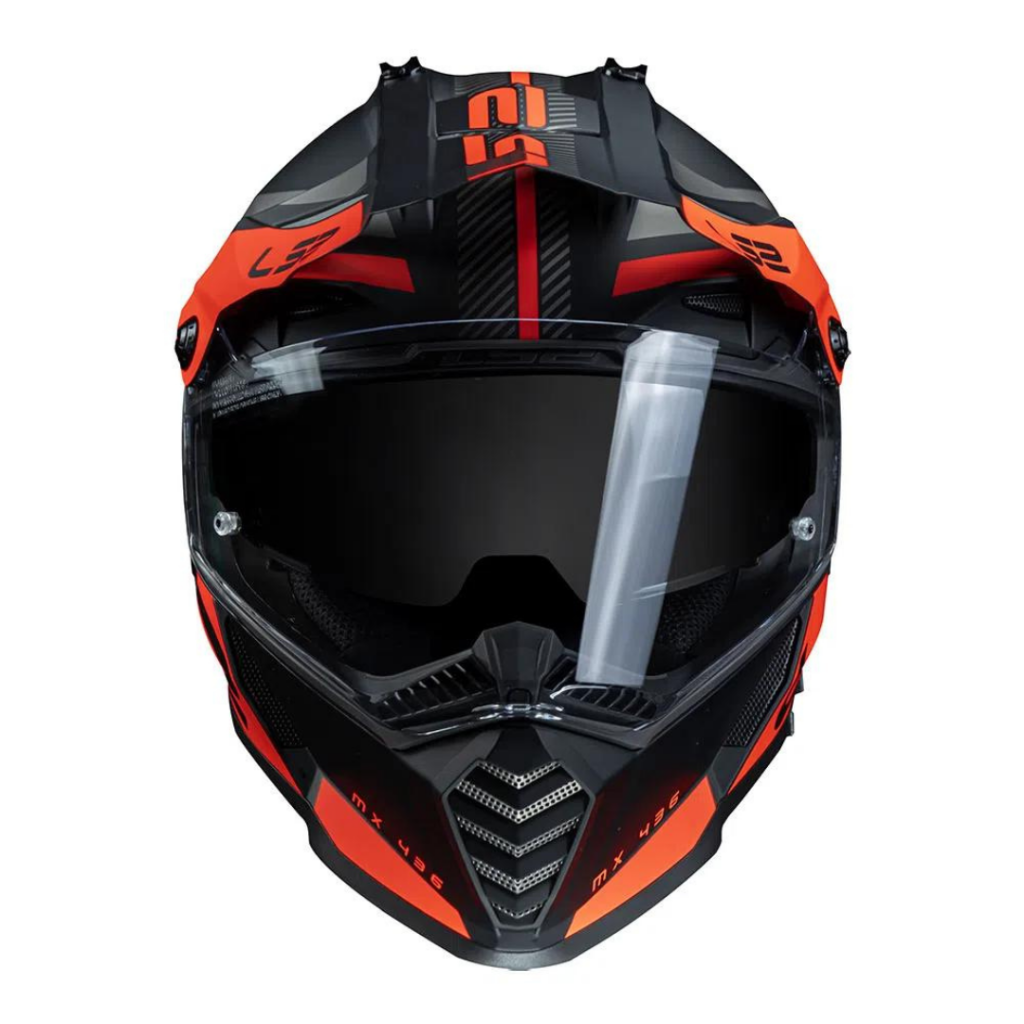 CAPACETE LS2 MX436 PIONEER EVO ADVENTURE R MATTE – Preto Cinza e ...