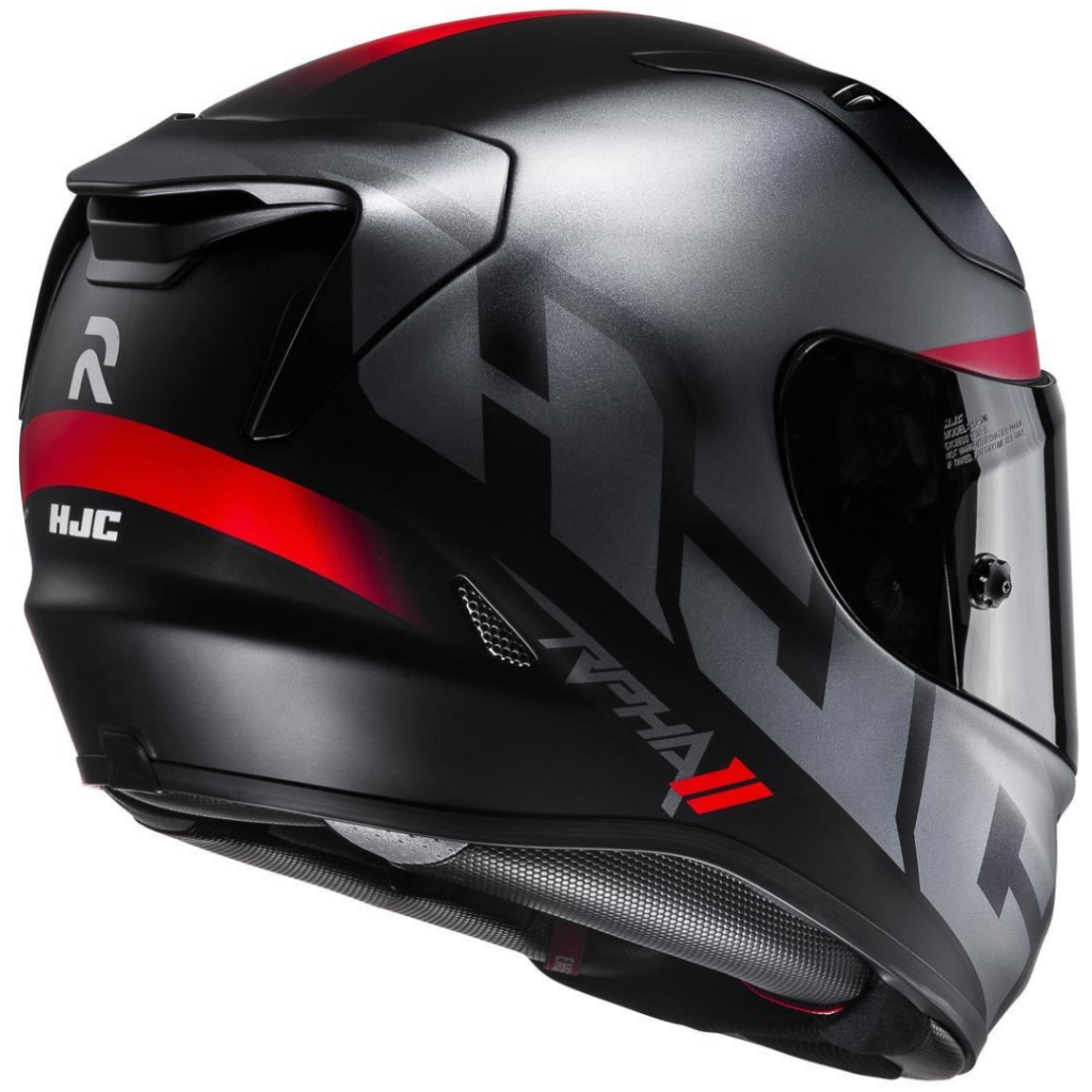 CAPACETE HJC R-PHA 11 SPICHO – Preto Cinza e Vermelho – JR Speed Racing