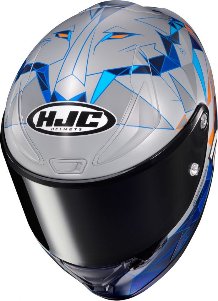 CAPACETE HJC R-PHA 1 (ONE) POL ESPARGARÓ – Preto e Azul – JR Speed Racing