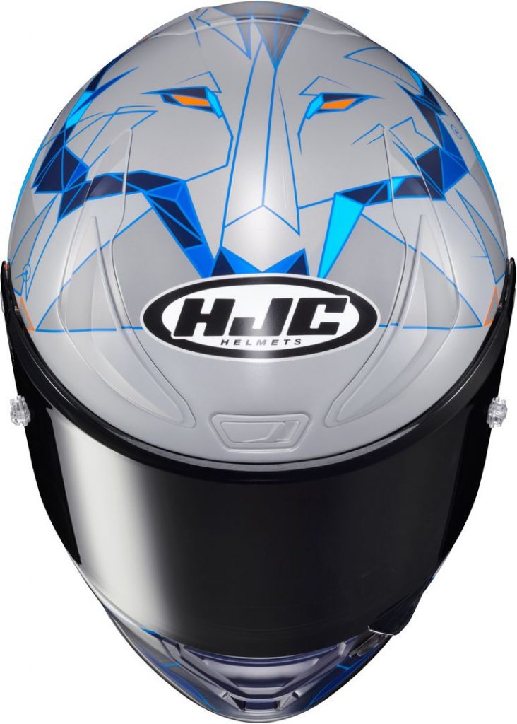 CAPACETE HJC R-PHA 1 (ONE) POL ESPARGARÓ – Preto e Azul – JR Speed Racing