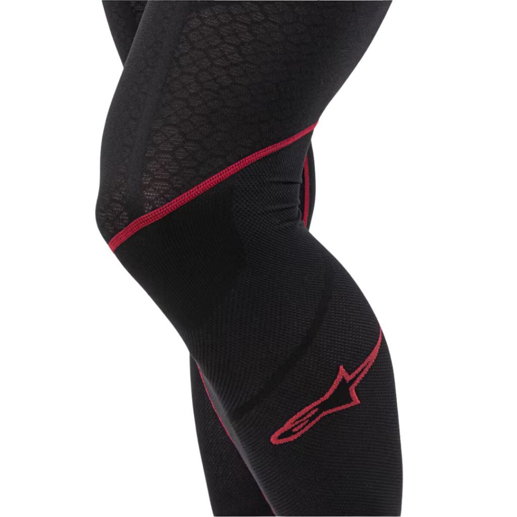 SEGUNDA PELE ALPINESTARS RIDE TECH LITE 1 PEÇA – Preta e Vermelha – JR ...