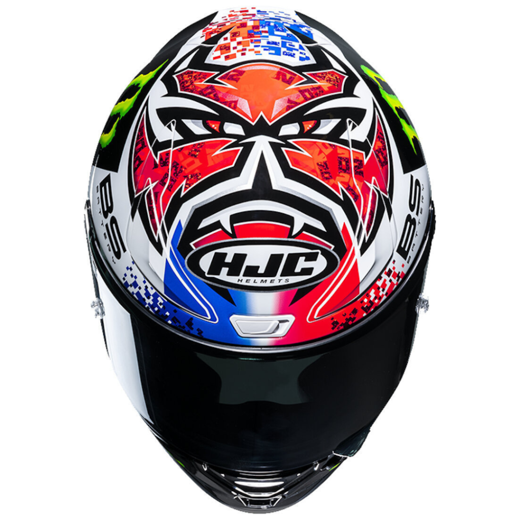 CAPACETE HJC R-PHA 1 (ONE) QUARTARARO LE MANS – Branco Azul e Vermelho ...
