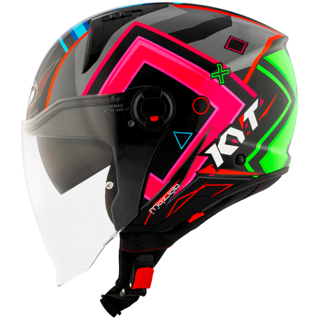 CAPACETE KYT D-CITY RATTHAPARK PLAY – Colorido – JR Speed Racing