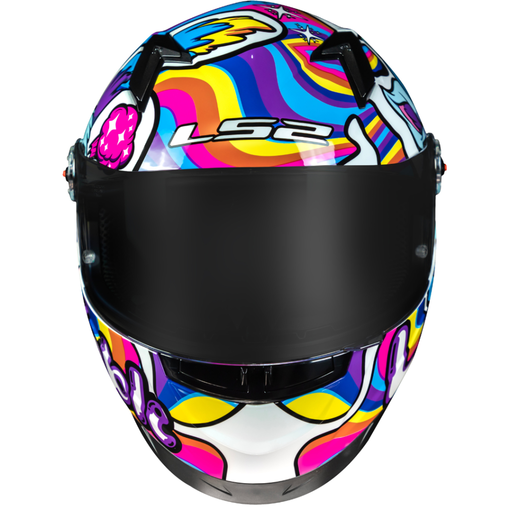 CAPACETE LS2 FF358 CLASSIC BUBBLE – Colorido – JR Speed Racing